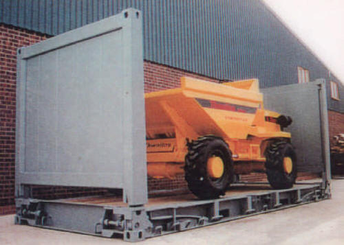 Contenedores de plataforma -flat rack- España